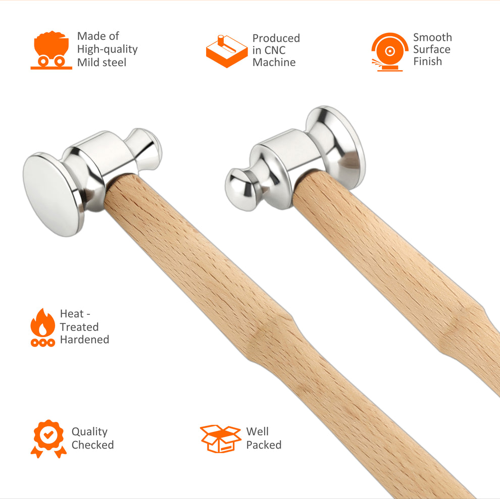 Two-Sided Dome Face Chasing Hammer – Splenor tools